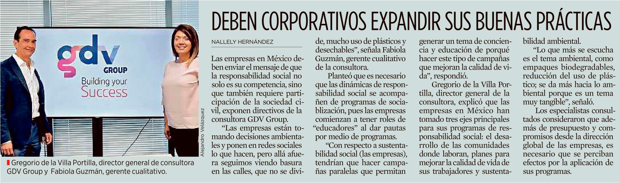 GDV comprometido con las buenas prácticas en materia ambiental | GDV Group